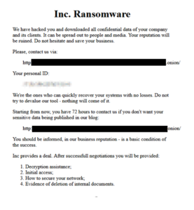 INC Ransomグループについて | 熱血！ヒートウェー部